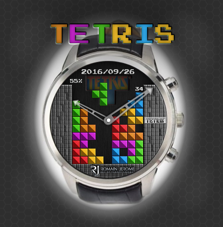 Tetris ...another retro-game watch from me - lost round faces - Full ...