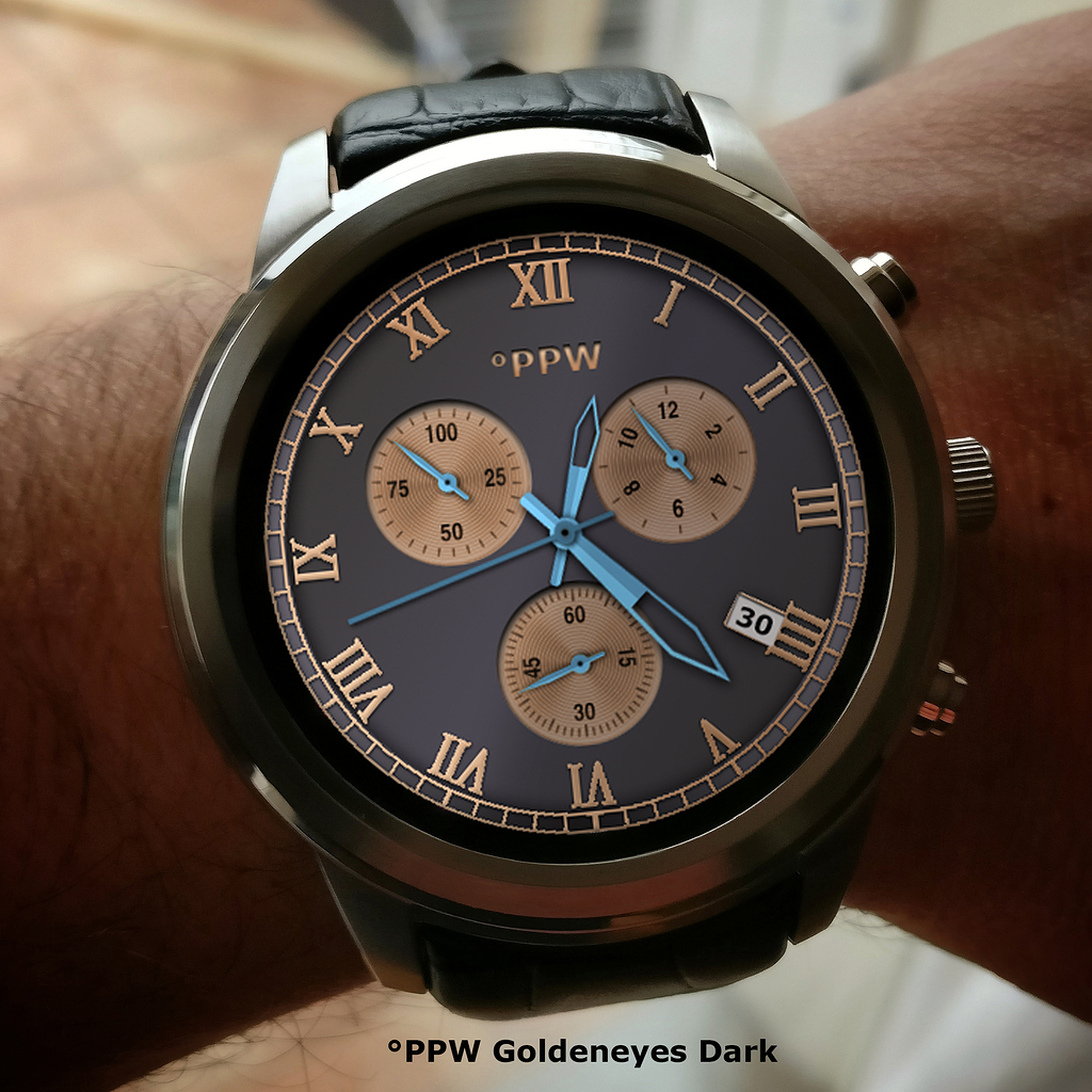 I made two versions of this new watch, - Original Finow face Engine ...