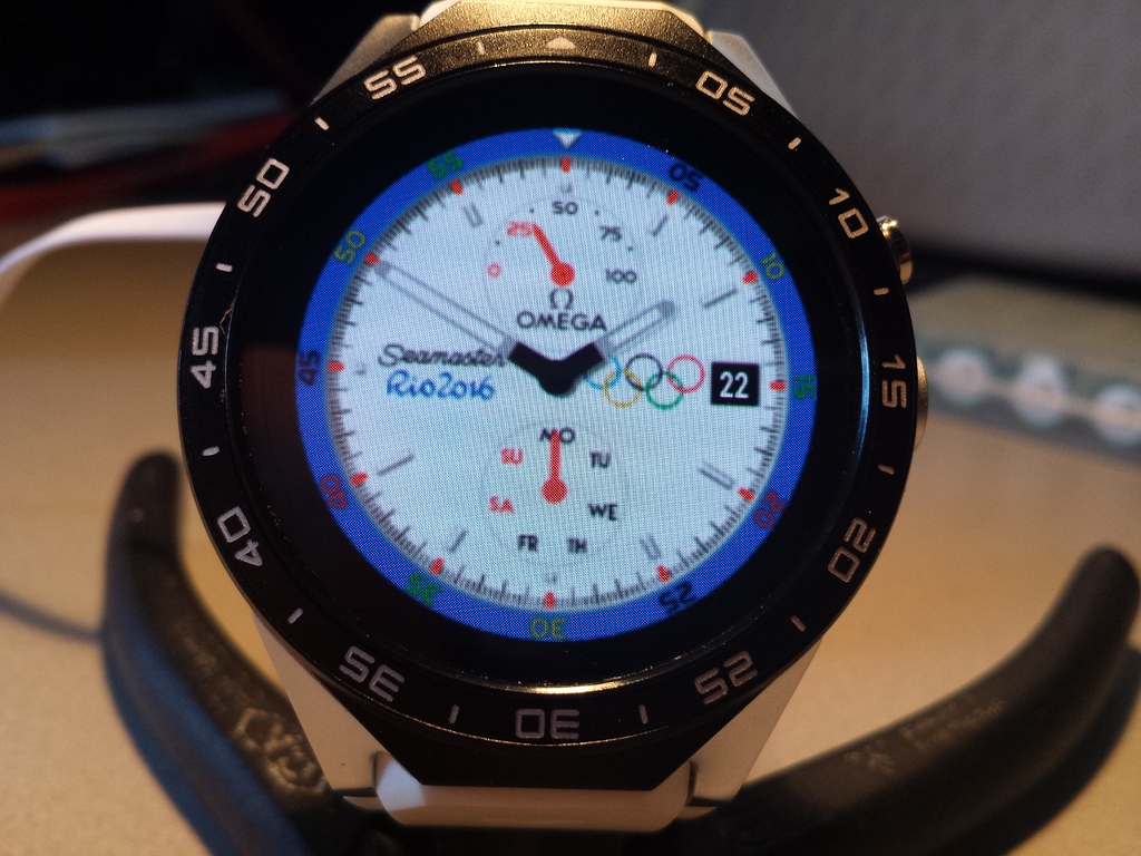 Here's a screenshot of the finished Omega Rio watchface for MTK6580 ...