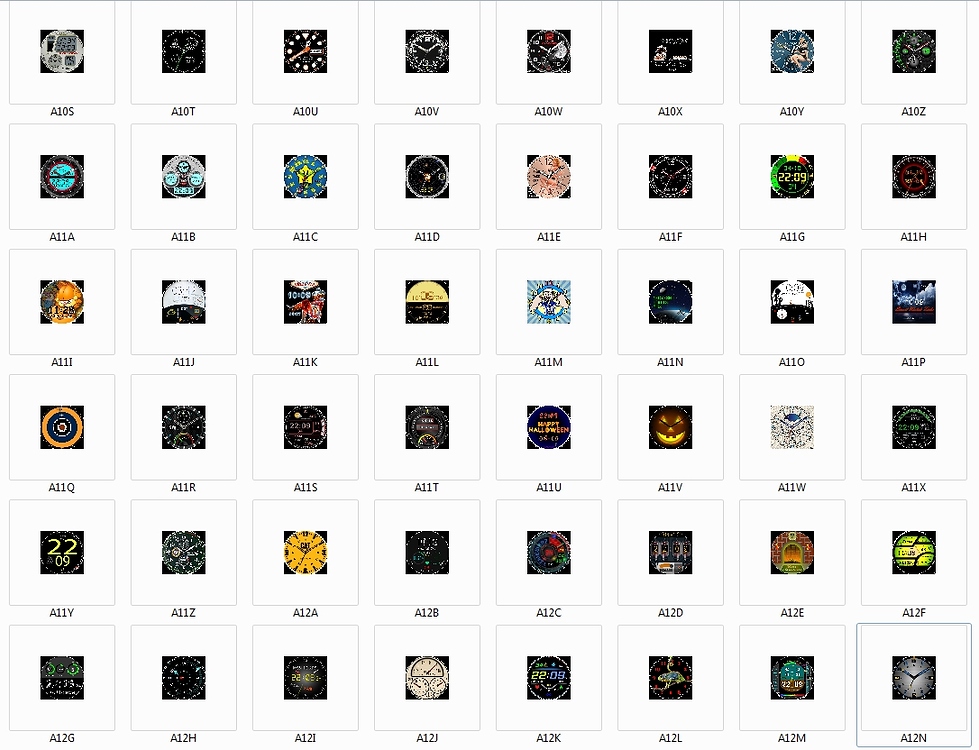 Clock Skin Browser - Round Custom Faces - Full Android Watch