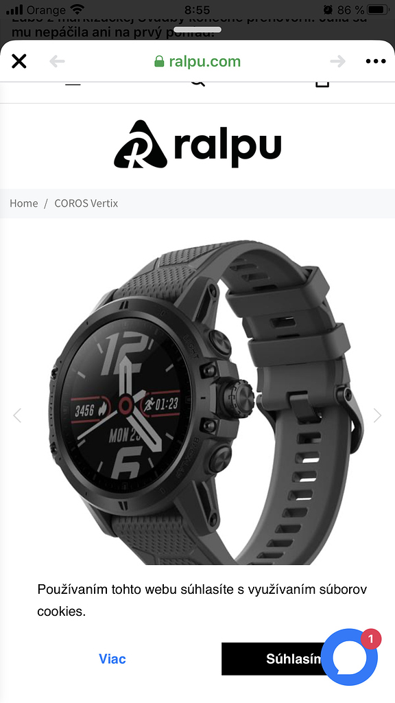 Coros clock skin - Face Requests - Full Android Watch