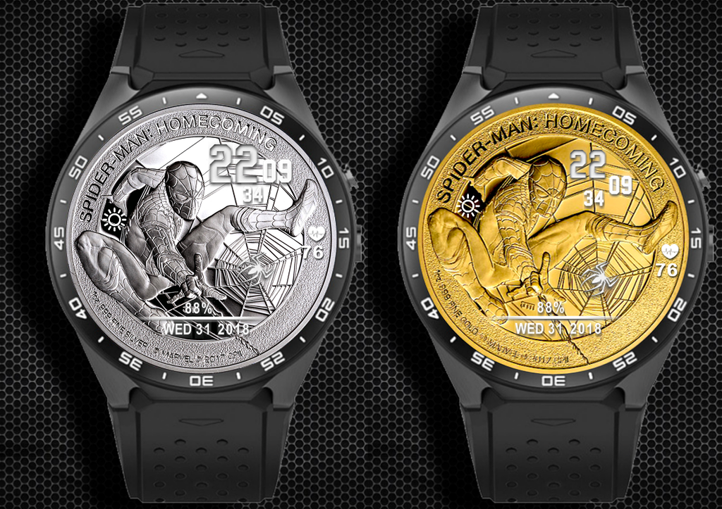 Marvel's Spider-Man Homecoming silver coin & Gold Coin edition ...