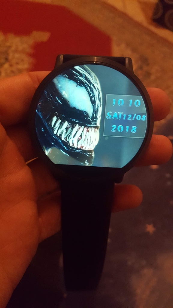 Venom watch-face , just saw the movie yesterday , - KW88, LEMFO etc ...