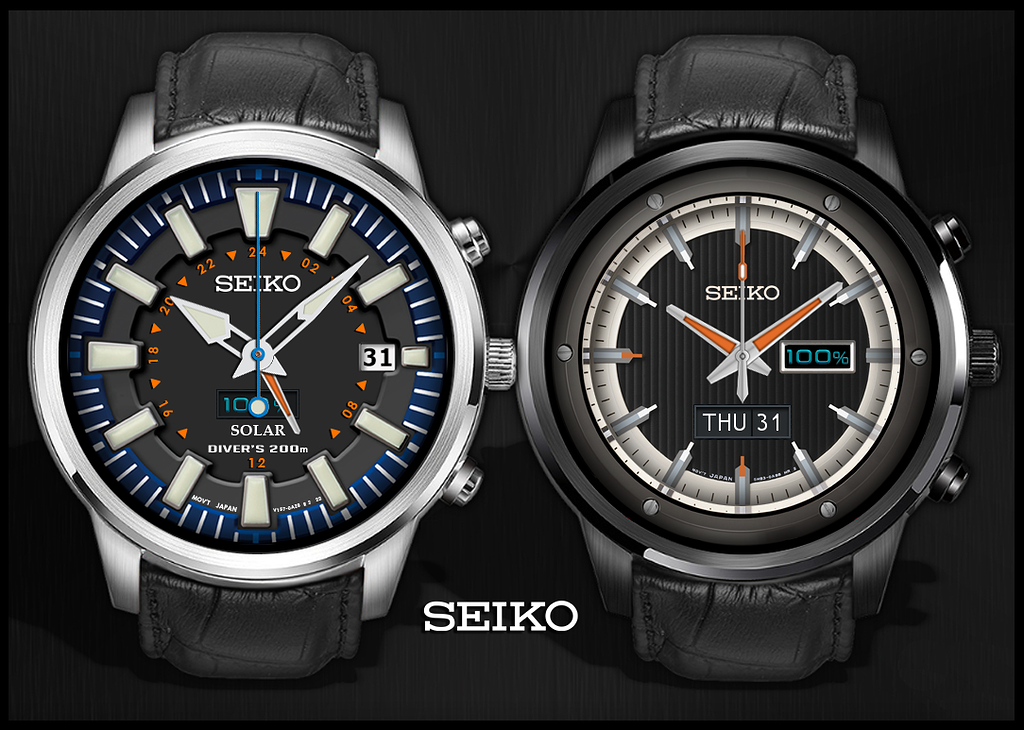 My new watchfaces Inspired from Seiko.. 2 in 1 download.. - Original ...