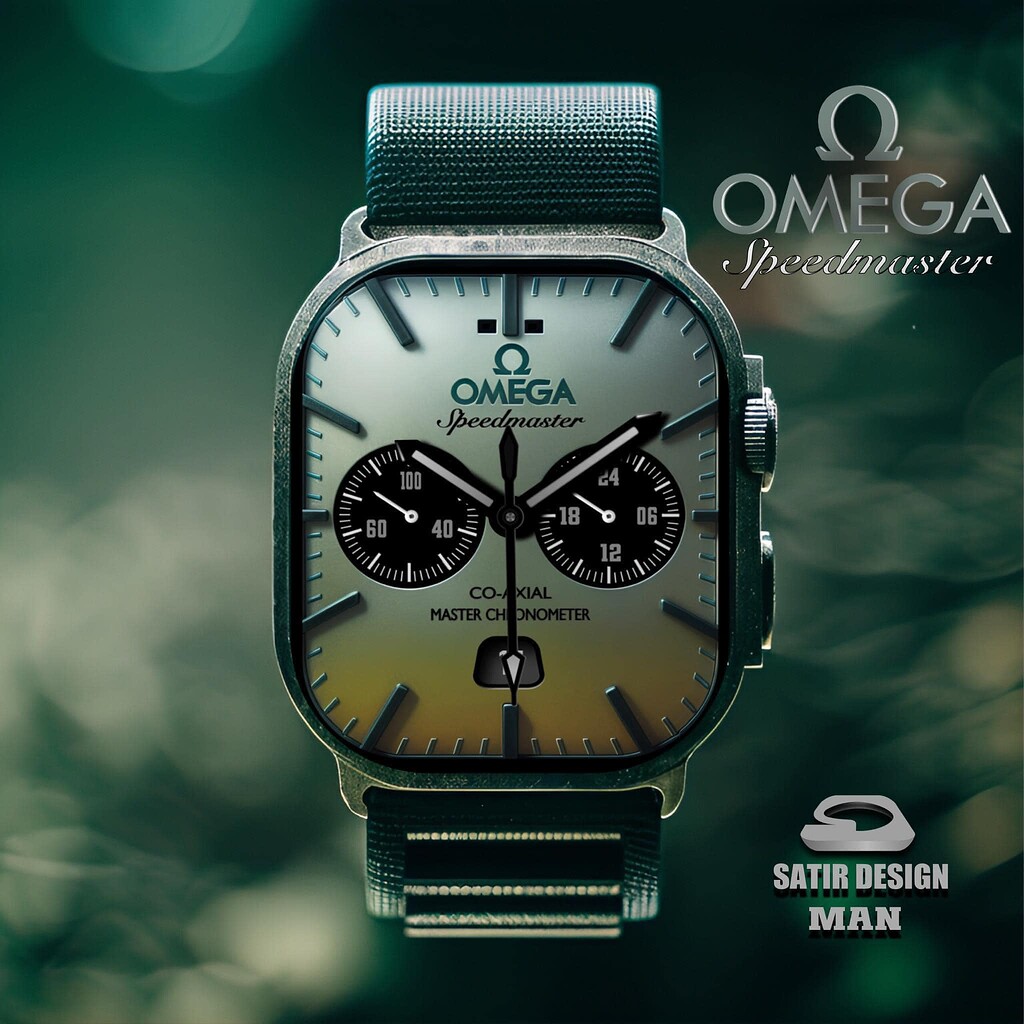 Omega Speedmaster Chronometer Version - Rectangular Watchfaces - Full ...