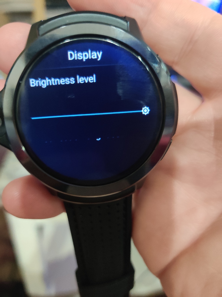Brightness won't change - Kronos Blade Products - Full Android Watch