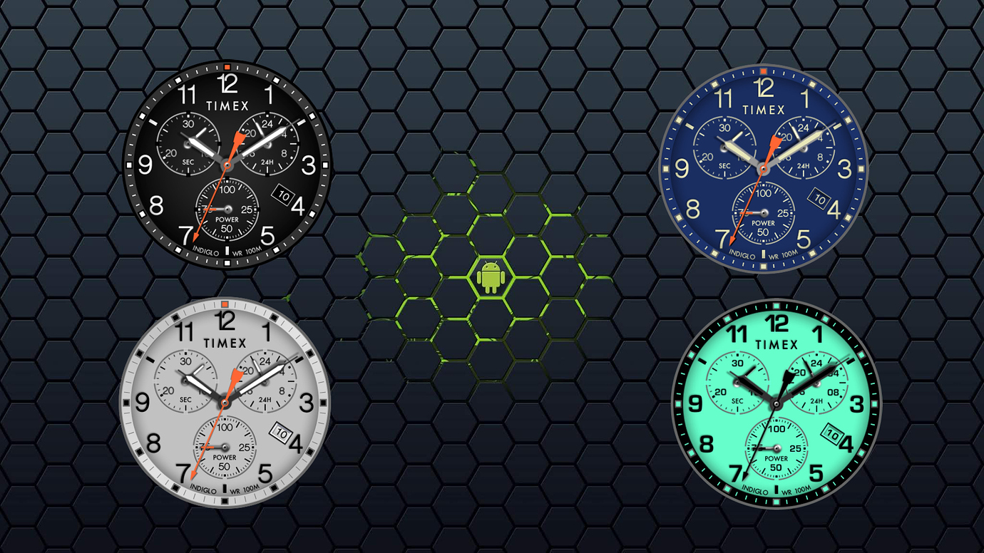 Timex_Collection - Round Custom Faces - Full Android Watch