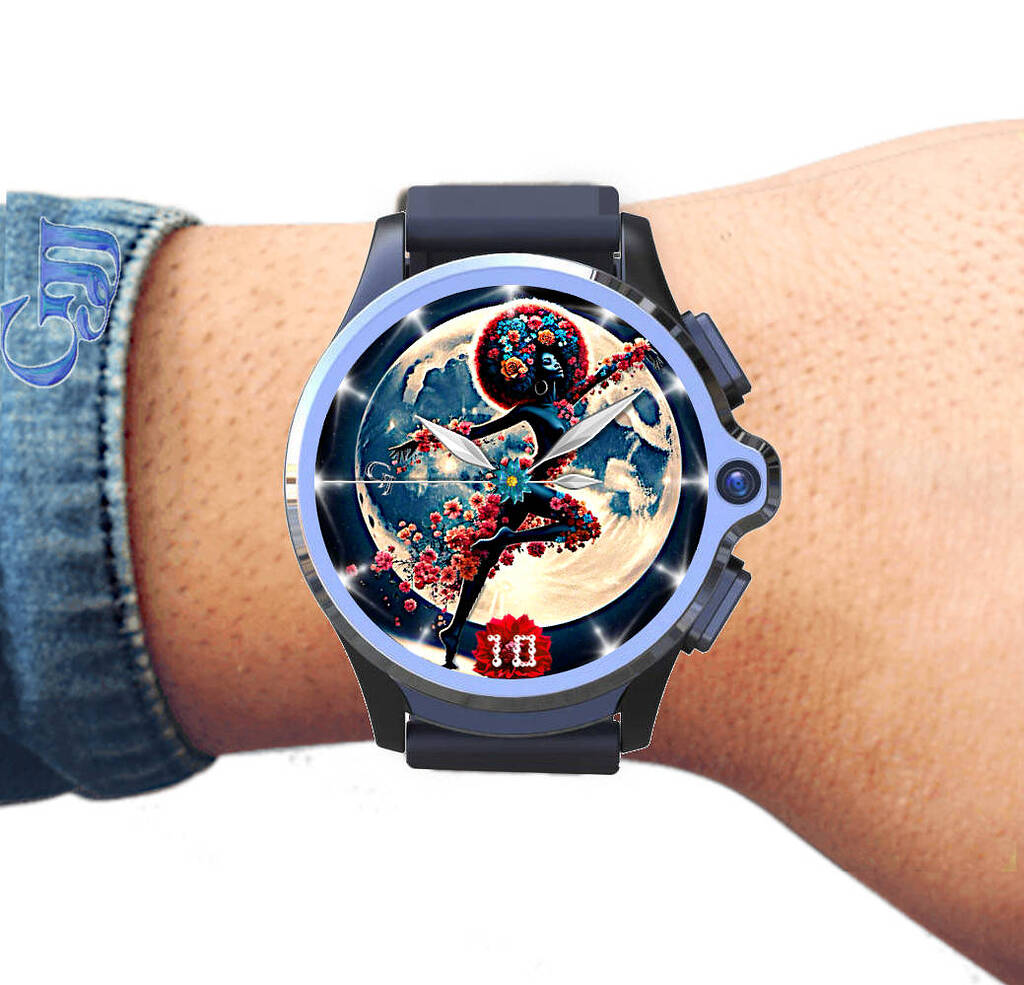 Flowersgirl Watchface Round Custom Faces Full Android Watch