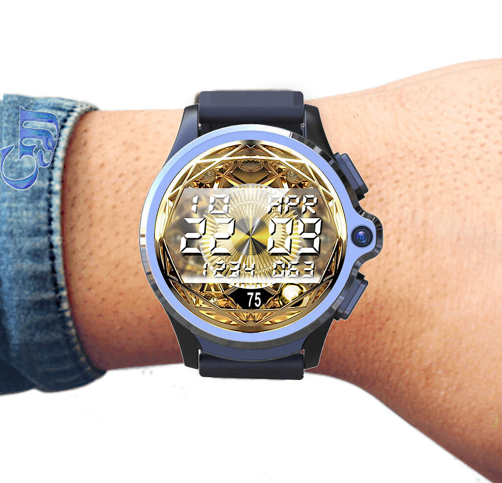 GoldenEye WatchFace - Round Custom Faces - Full Android Watch