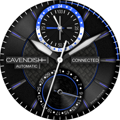 Cavendish - connected - Round Custom Faces - Full Android Watch