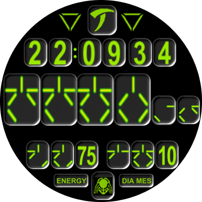 Predator Watchface - Round Custom Faces - Full Android Watch