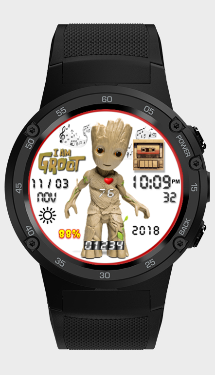 Here's another of my animated digital watch faces for Universal ...