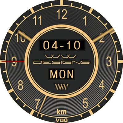 WW-Designs-Five - Round Custom Faces - Full Android Watch