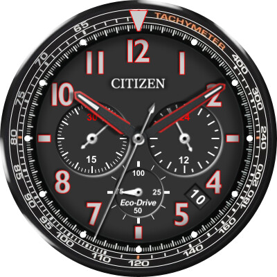 Citizen_Eco-Drive - Round Custom Faces - Full Android Watch