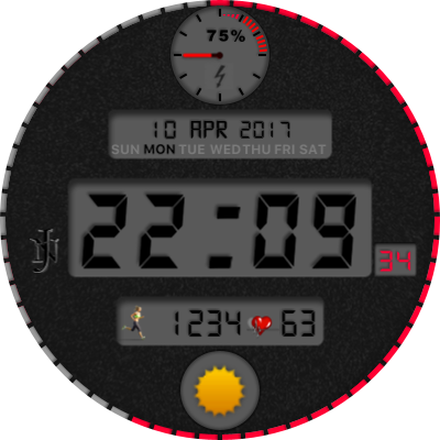 Here is my ClockSkin - JN_Hibrid - Round Custom Faces - Full Android Watch