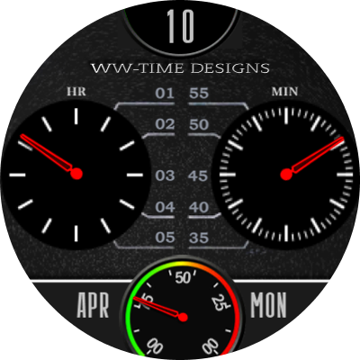 WW-Dual-Dial-Power-Date-Day - Round Custom Faces - Full Android Watch
