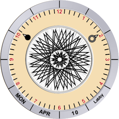Star Pattern watch face - Round Custom Faces - Full Android Watch