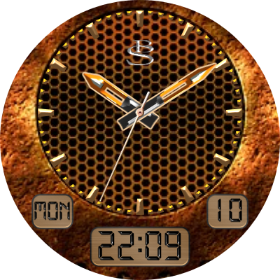 SB064 orange version - Round Custom Faces - Full Android Watch